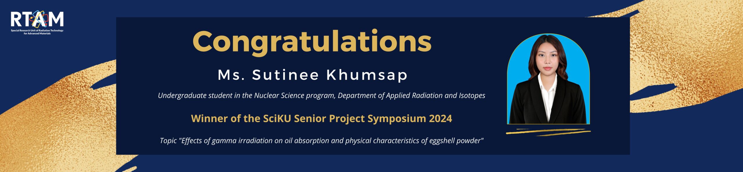 RTAM - RTAM - Special Research Unit of Radiation Technology for ...